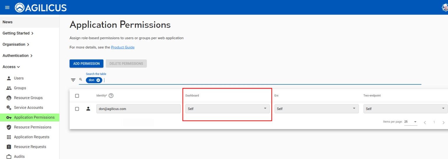 Sample Dual-Endpoint Web Application (Dashboard + API) - Agilicus