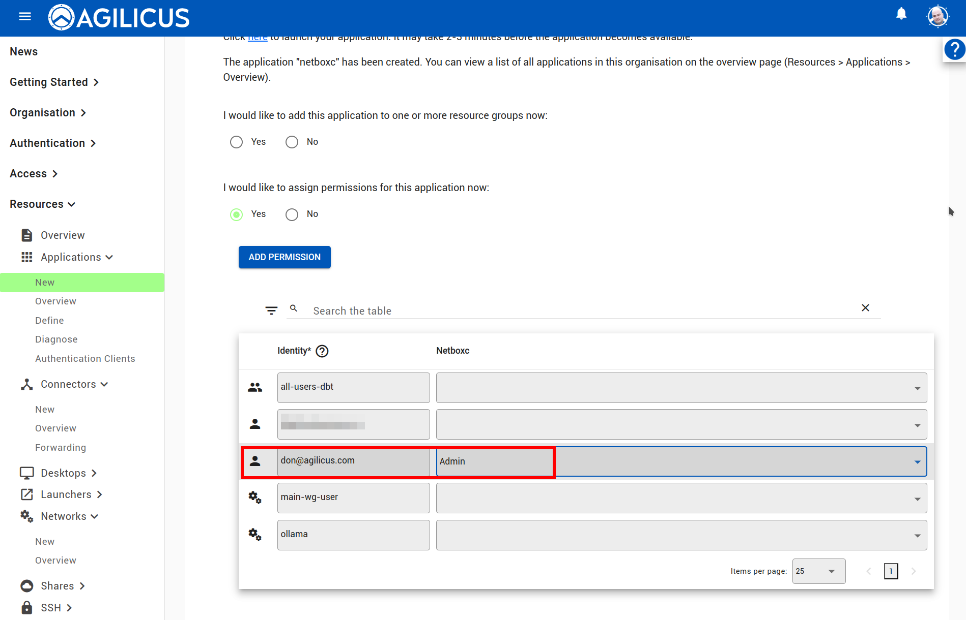 Example: Netbox - Agilicus