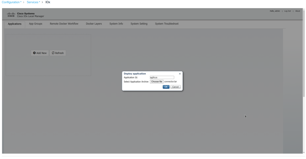 Cisco IOx Zero Trust Connector Install - Agilicus