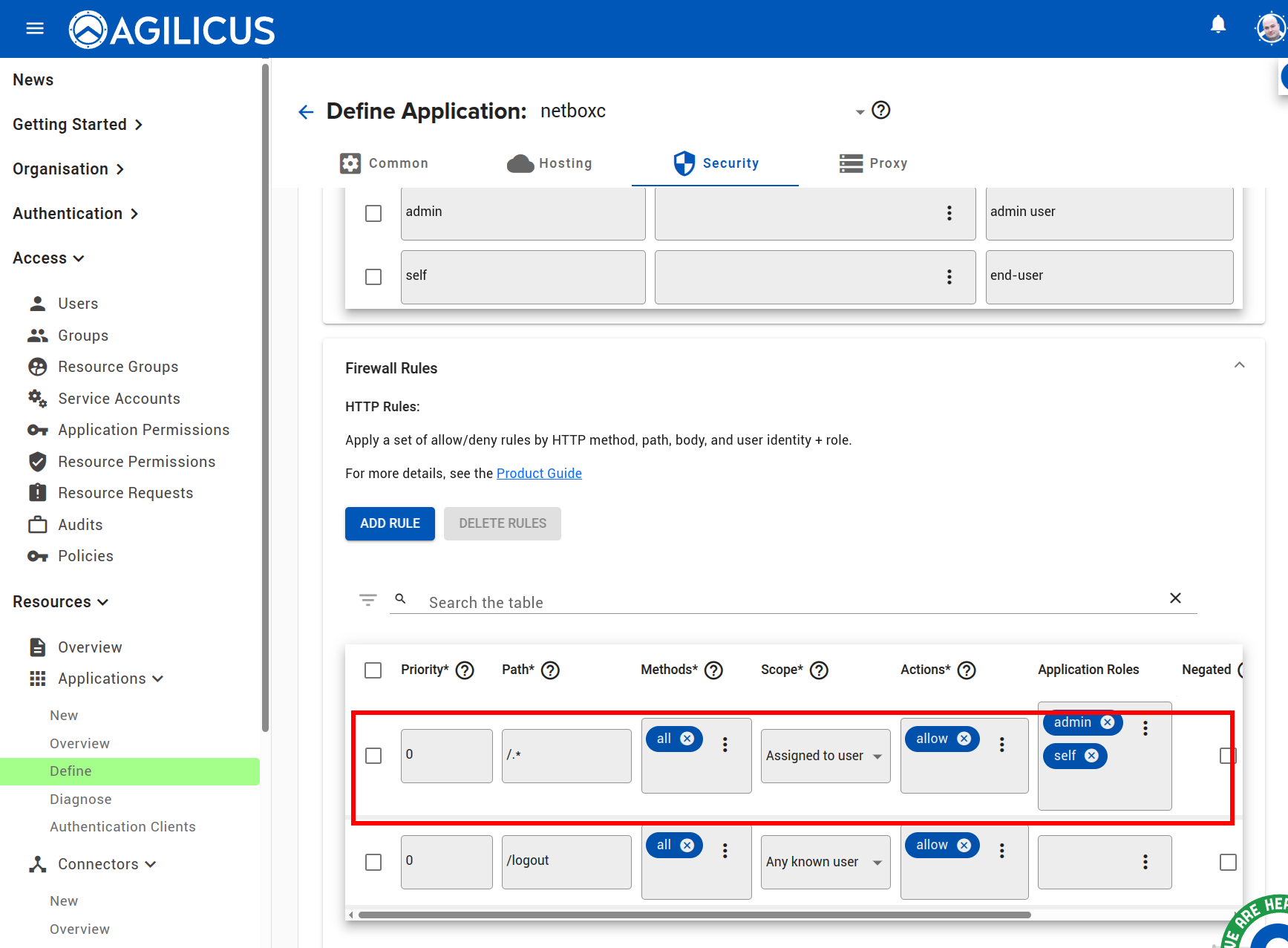 Example: Netbox - Agilicus