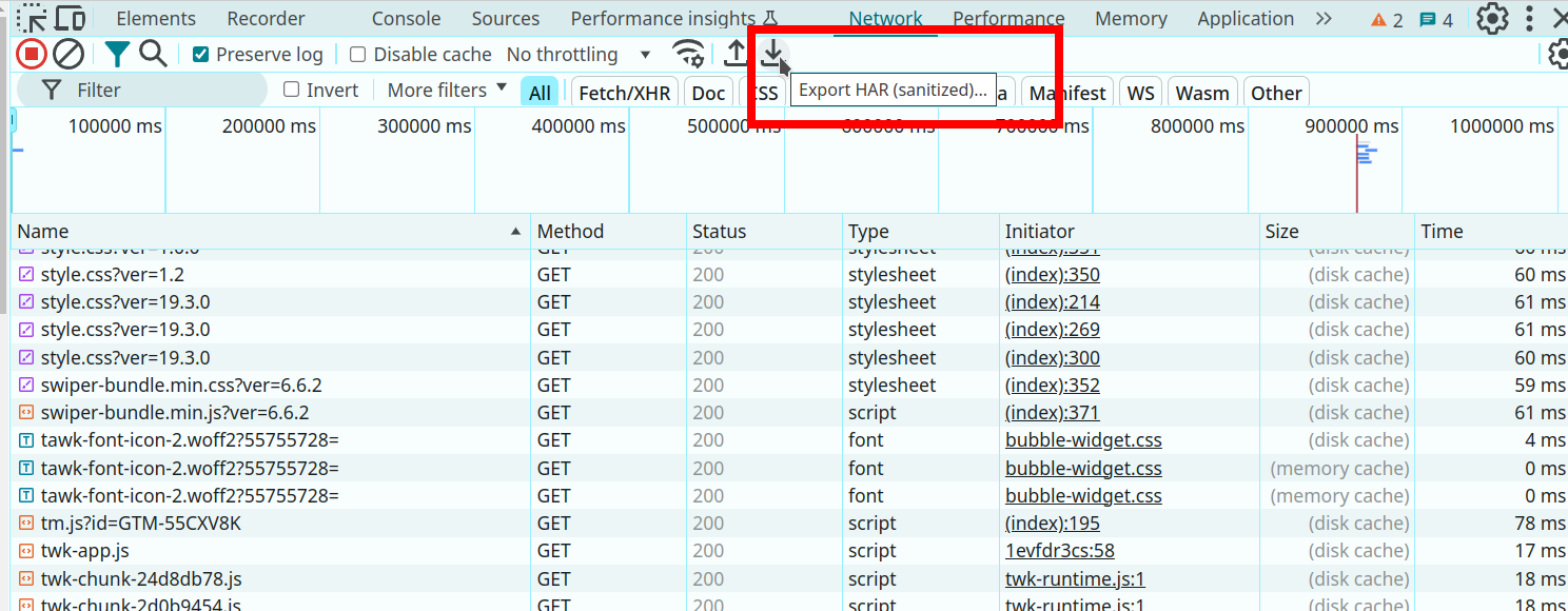 Diagnosing Web Applications with HAR file - Agilicus