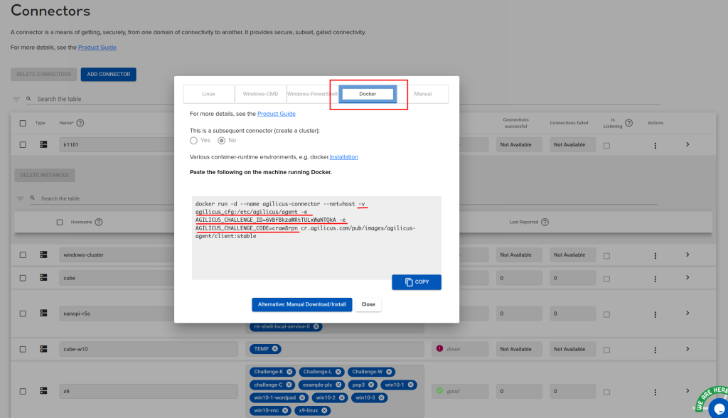 Cisco IOx Zero Trust Connector Install - Agilicus
