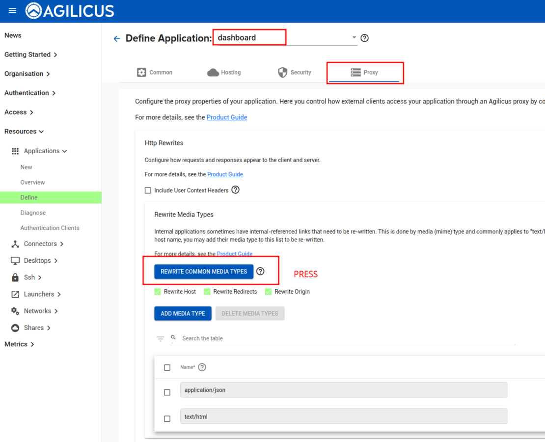 Sample Dual-Endpoint Web Application (Dashboard + API) - Agilicus