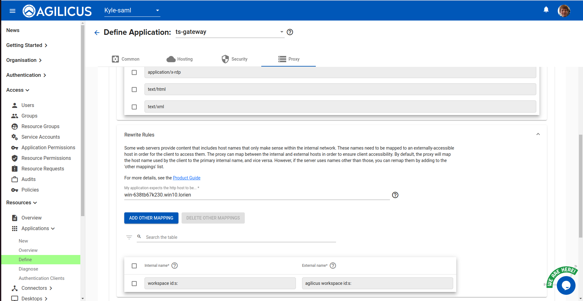 Using Remote Desktop Gateway through a Launcher - Agilicus