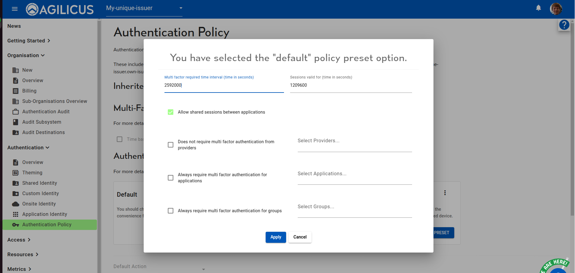 Organisation - Agilicus