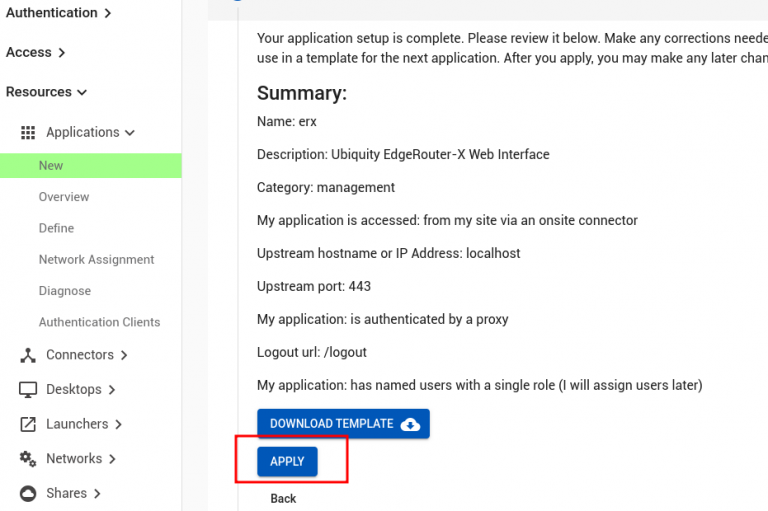 Sample Ubiquiti EdgeRouter-X EdgeMax Web Interface - Agilicus
