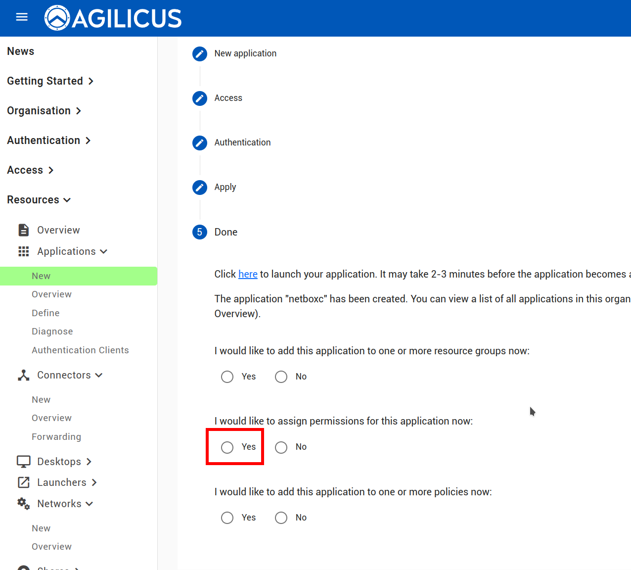 Example: Netbox - Agilicus