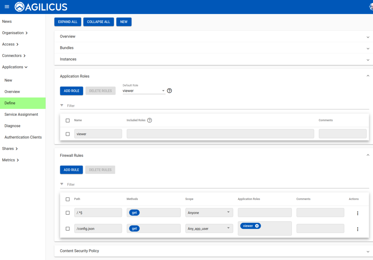 Sample Hosted Application - Agilicus